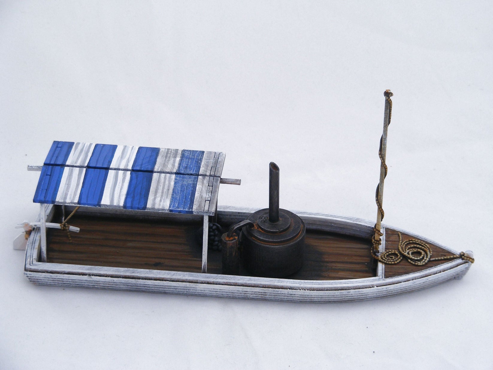 Colonial Steam Launch - Pulp MDF Scenery – em4miniatures
