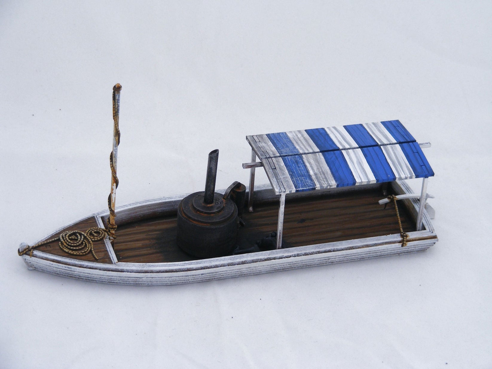 Colonial Steam Launch - Pulp MDF Scenery – em4miniatures