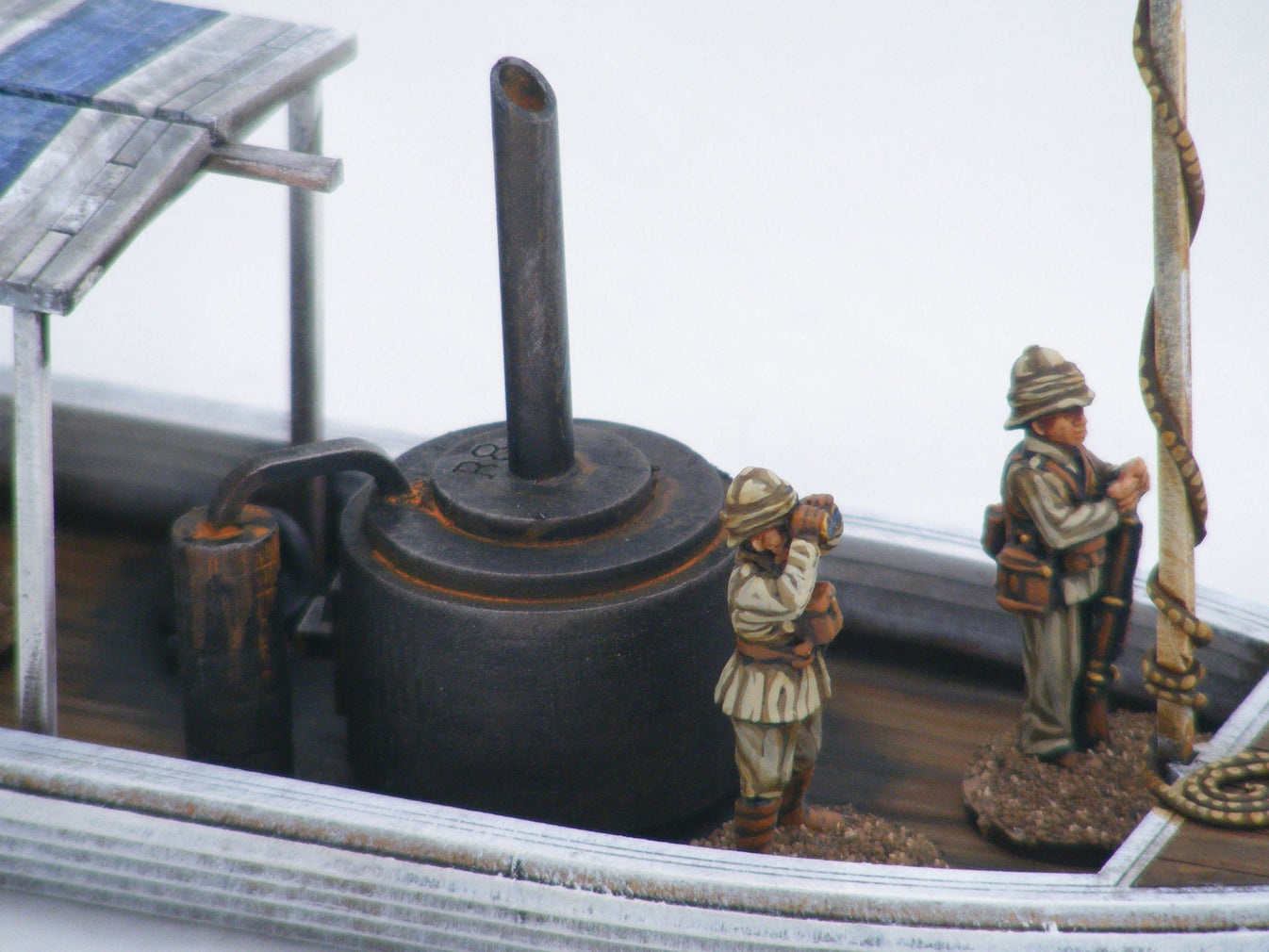 Colonial Steam Launch - Pulp MDF Scenery – em4miniatures