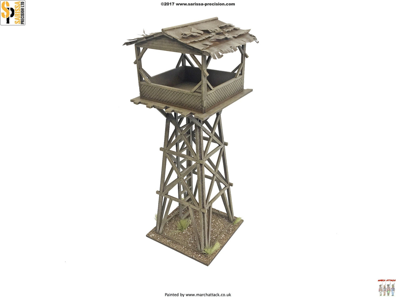 Watch Tower - Jungle Theatre MDF Scenery – em4miniatures
