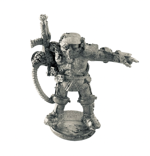 Cybertech Bunkerbreakers with heavy flamer, giving orders Miniature ...