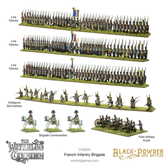 BP Epic Battles: Waterloo - French Infantry Brigade – em4miniatures