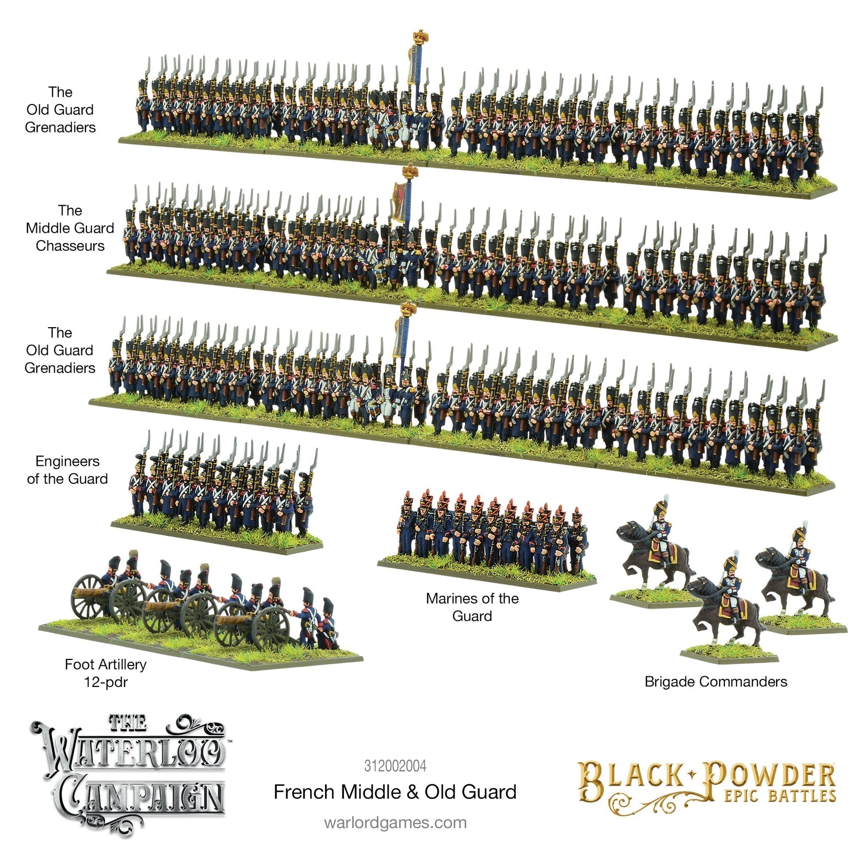 BP Epic Battles French Middle & Old Guard – em4miniatures