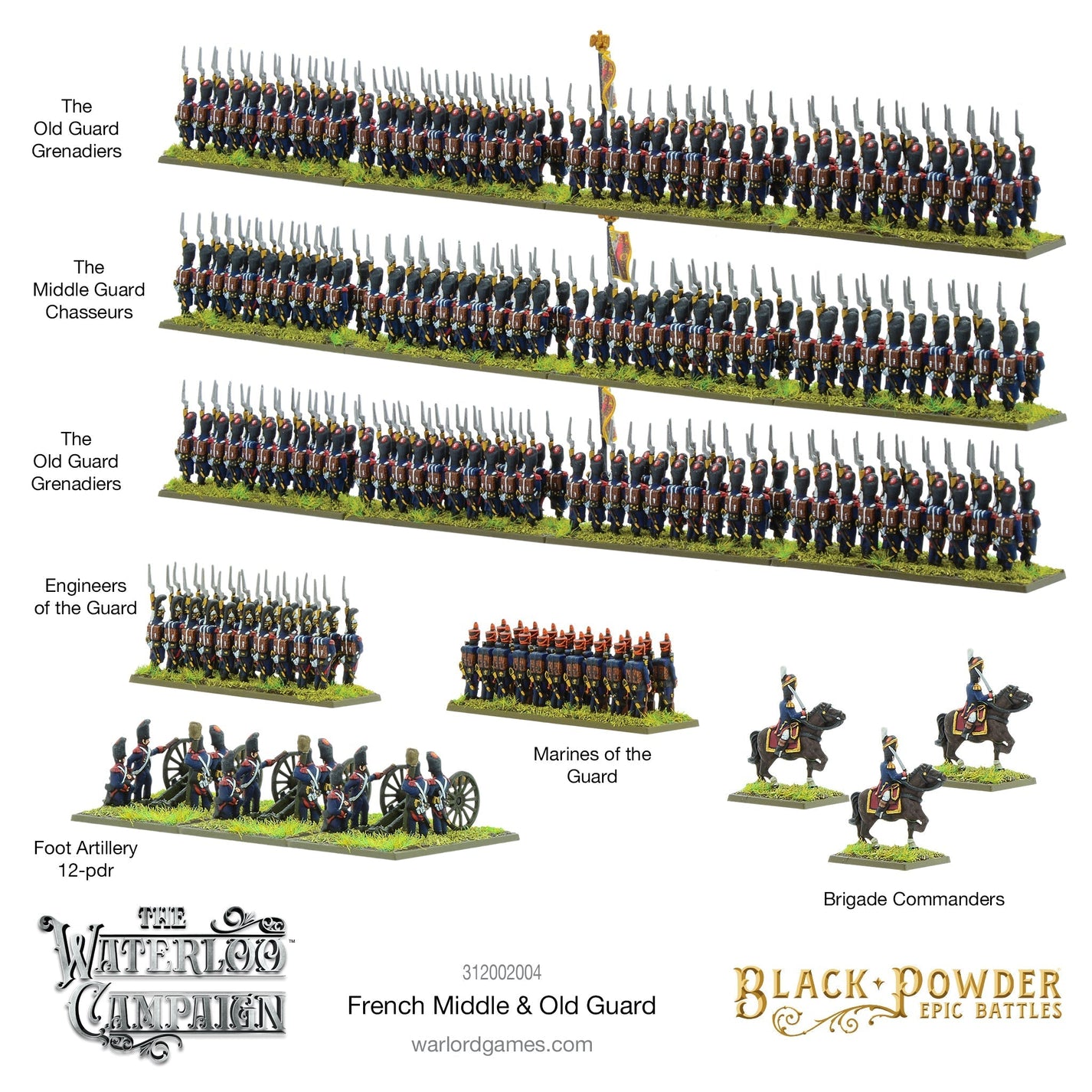 BP Epic Battles French Middle & Old Guard – em4miniatures