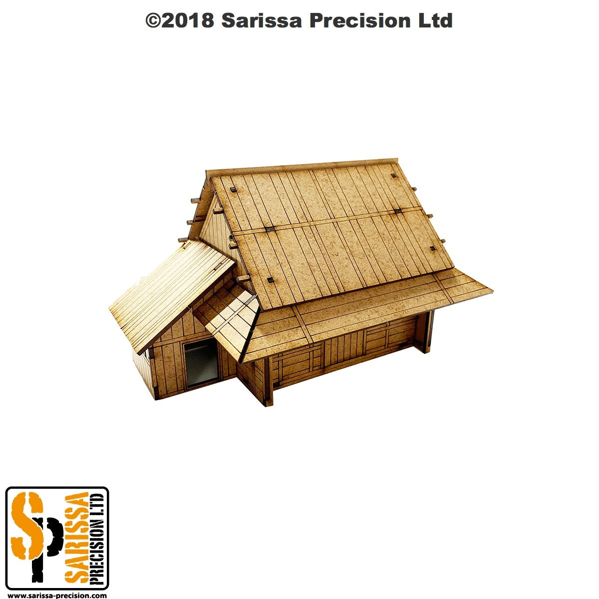 Mountain Village Farmhouse - Feudal Japan MDF Scenery – em4miniatures