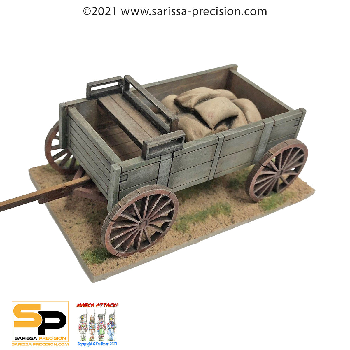 Wagon (28mm) - Wild West MDF Scenery – em4miniatures