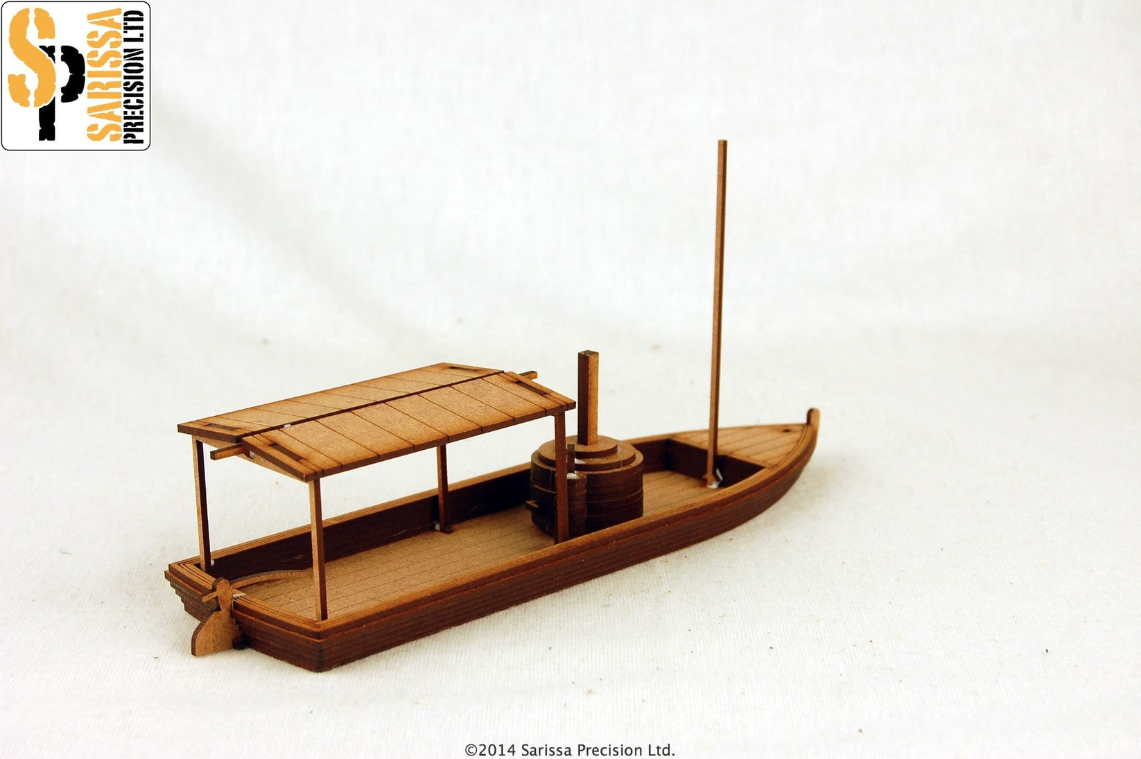 Colonial Steam Launch - Pulp MDF Scenery – em4miniatures