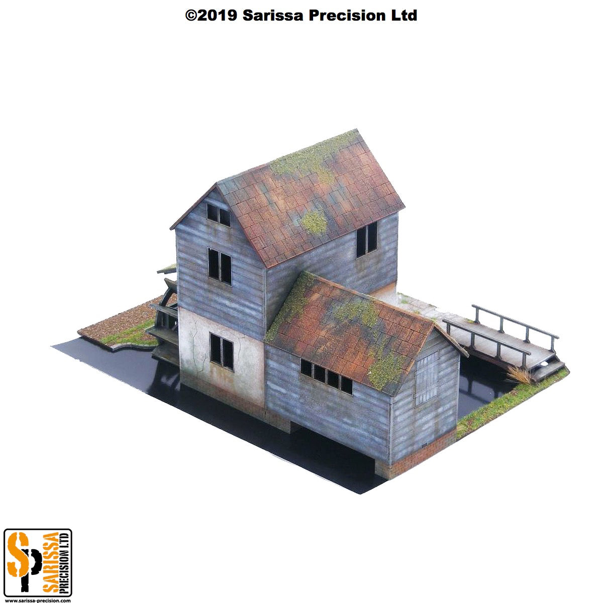 Watermill - Feudal Japan MDF Scenery – em4miniatures