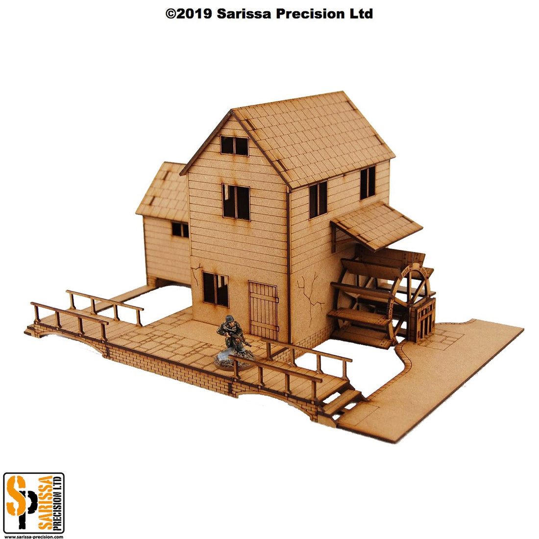 Watermill - Feudal Japan MDF Scenery – em4miniatures