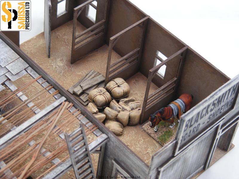 Blacksmiths - Wild West MDF Scenery – em4miniatures