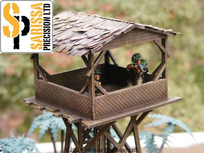 Watch Tower - Jungle Theatre MDF Scenery – em4miniatures