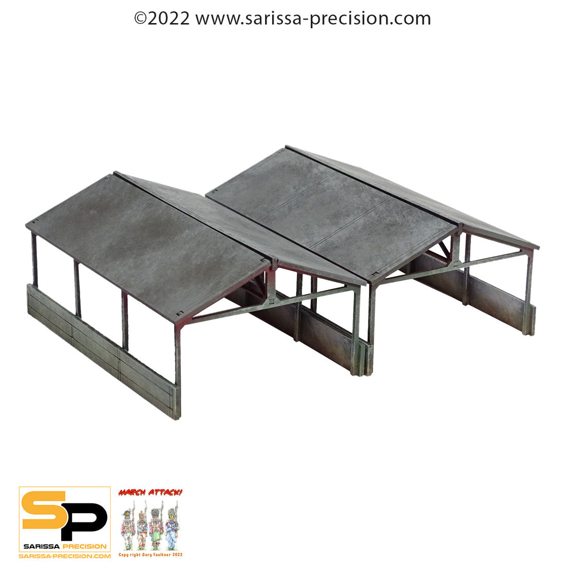 Covered Storage Shed Kit (28mm) - World War Europe MDF Scenery ...