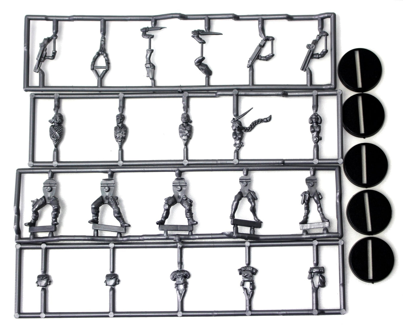 25 Plastic SciFi Ganger Miniatures in 28mm Scale - Combat Zone ...