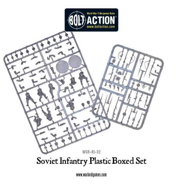 Soviet Infantry Plastic Box Set – em4miniatures