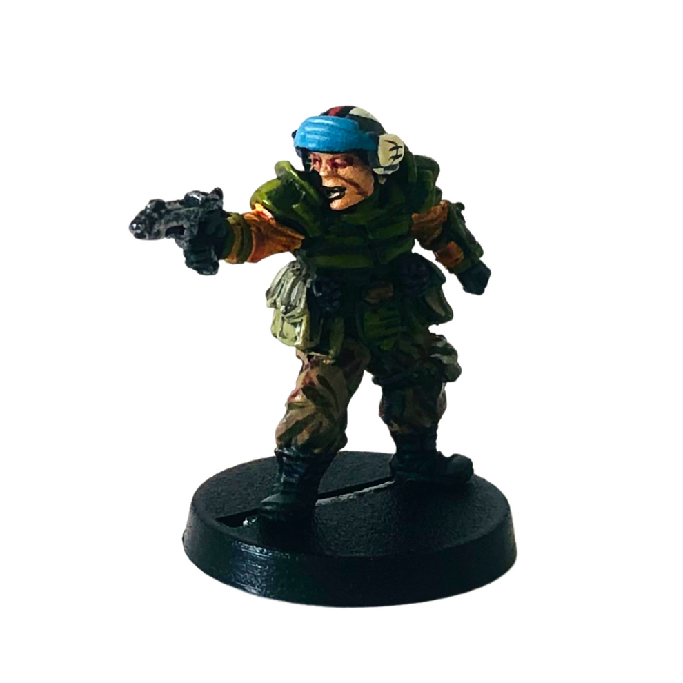 Pre-Painted SciFi Gang Miniature Set - 5 Models - Mercenaries ...