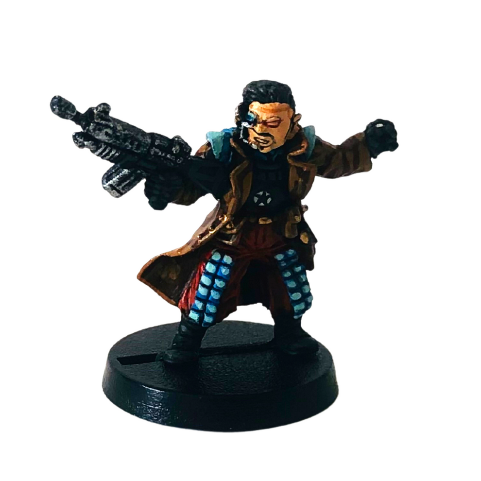 Pre-Painted SciFi Gang Miniature Set - 5 Models - Mercenaries ...