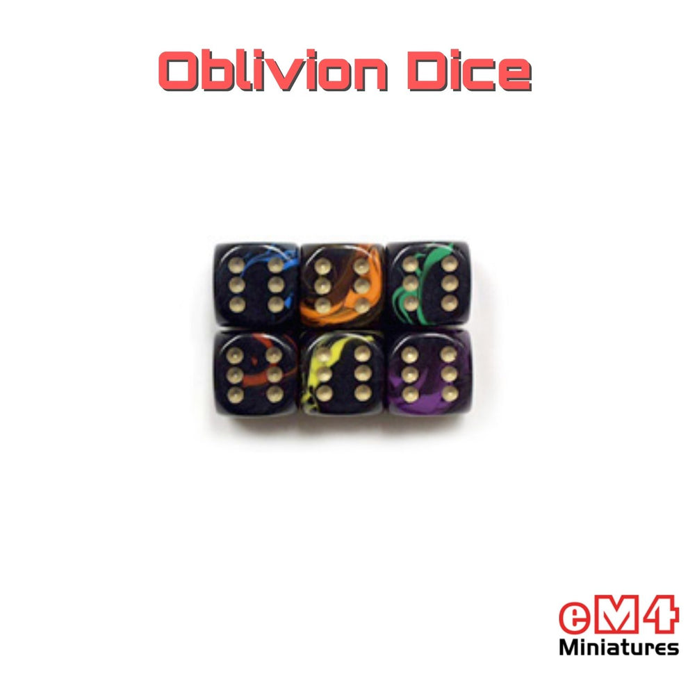 Custom Dice D6 - Six Faces – em4miniatures